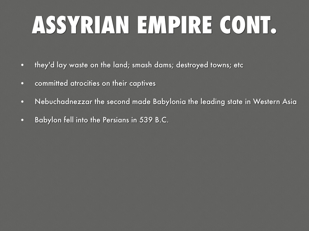 Assyrian and Persian Empire by mhagelgantz