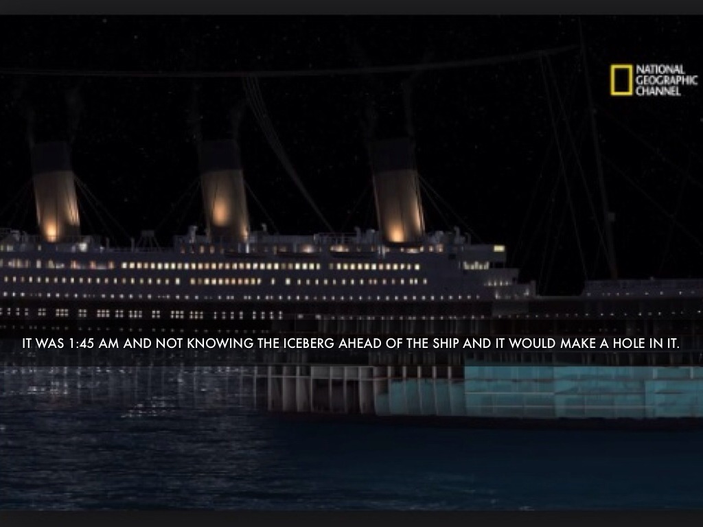 The Titanic by sixth Grade