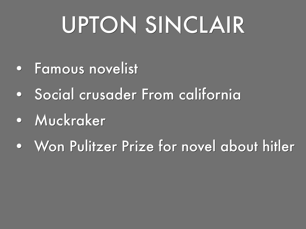 Upton Sinclair by Marc Trejo