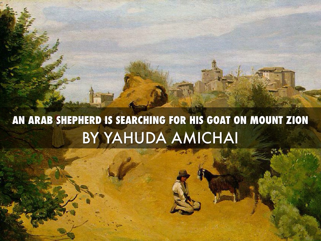 An Arab Shepherd Is Searching For His Goat On Mount