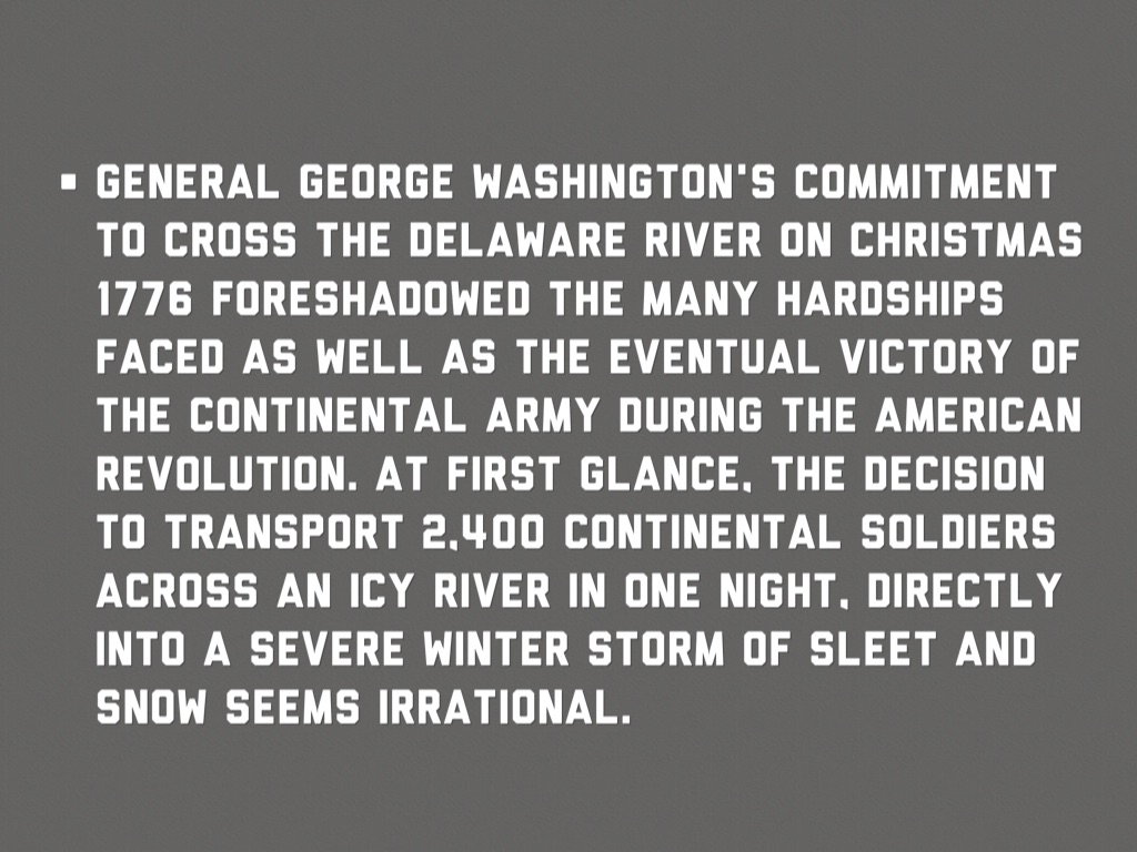 Washington Crossing The Delaware by Elijah Luna