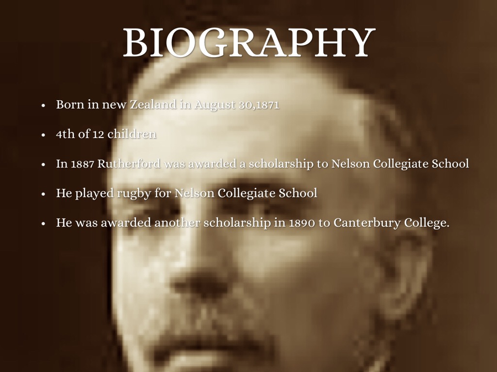 Ernest Rutherford by Justin Barker