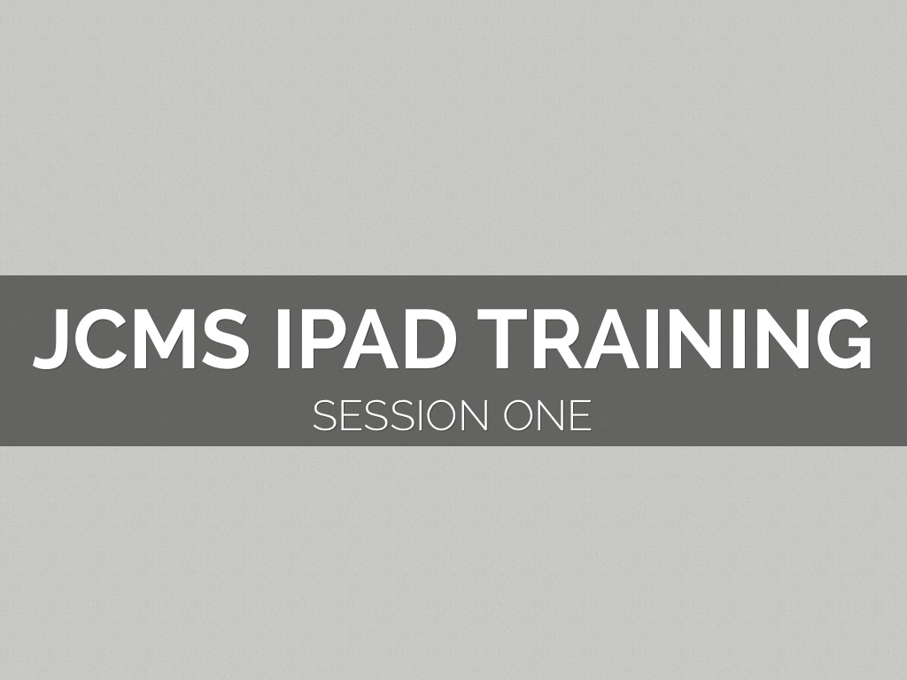 JCMS Session 1 by Brenda Eggers