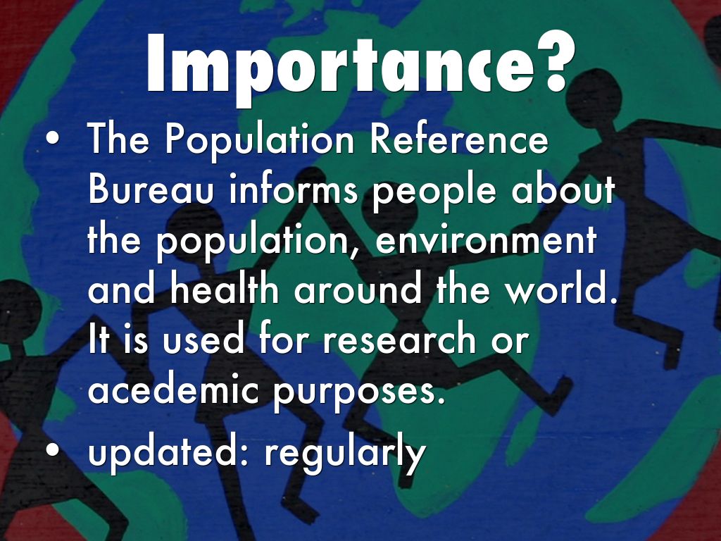 Population Reference Bureau by madisonbkent