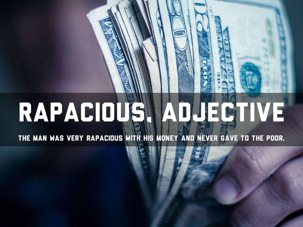 Rapacious Definition What Is