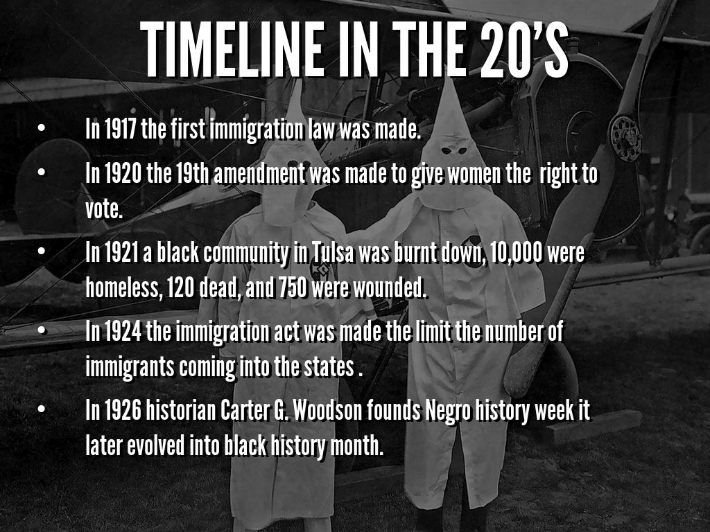 Race And Relations In 1920-1930 by Issac Crosby
