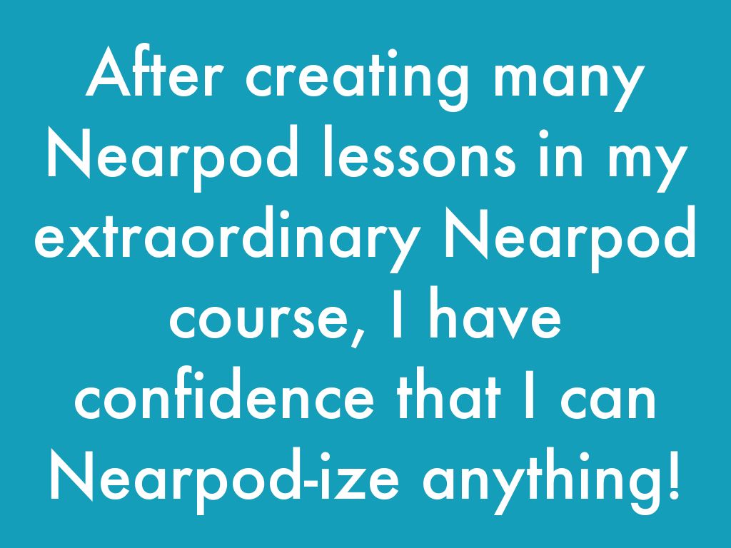 Nearpod Implementation Plan by Jessica Greene