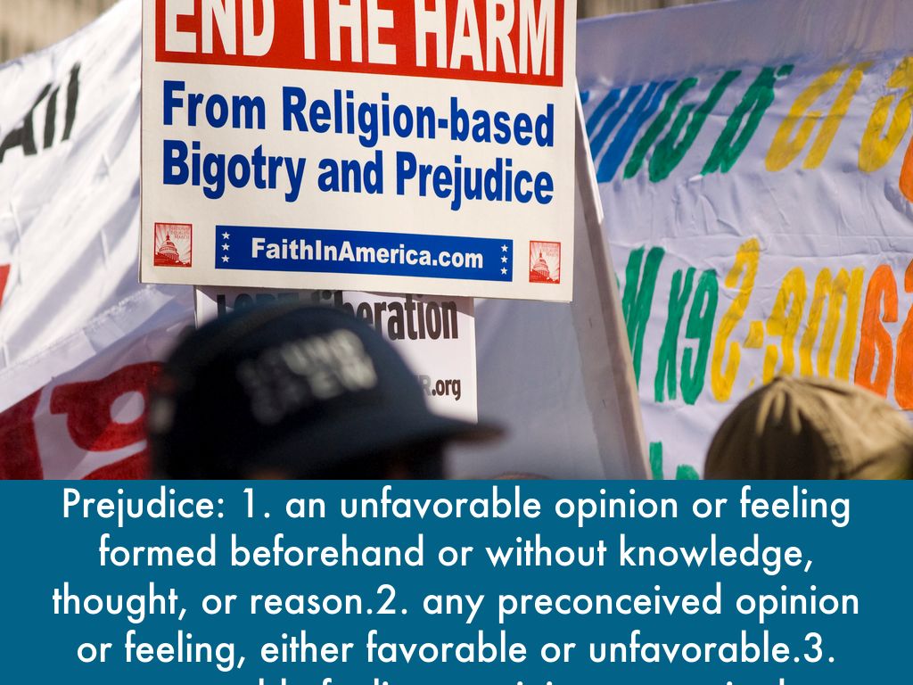 Definitions For Stereotypes Racism And Prejudice by