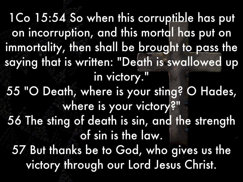 The Victory 1 Cor 15 51 57 By Stephen Boone The Victory 1 Cor 15 51 57 By Stephen Boone