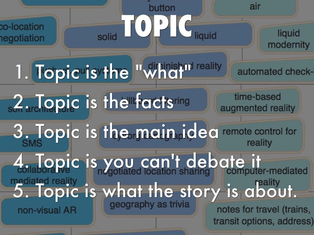 Theme Vs Topic By Jose Theme Vs Topic By Jose