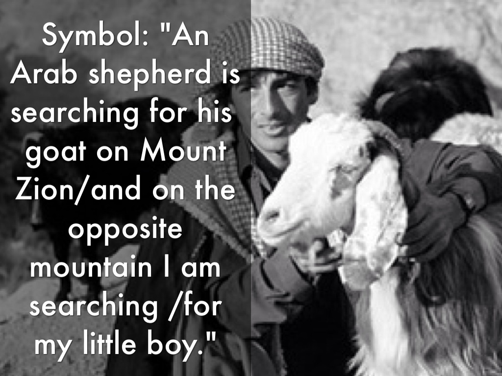 An Arab Shepherd Is Searching For His Goat On Mount