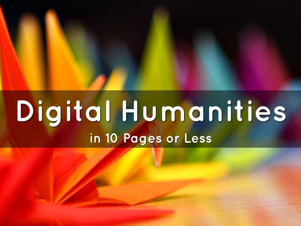 Digital Humanities by Judith Arnold
