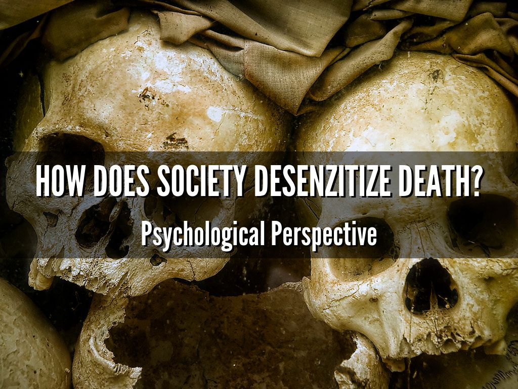 How Does Society Desensitize Us by Julian Lee