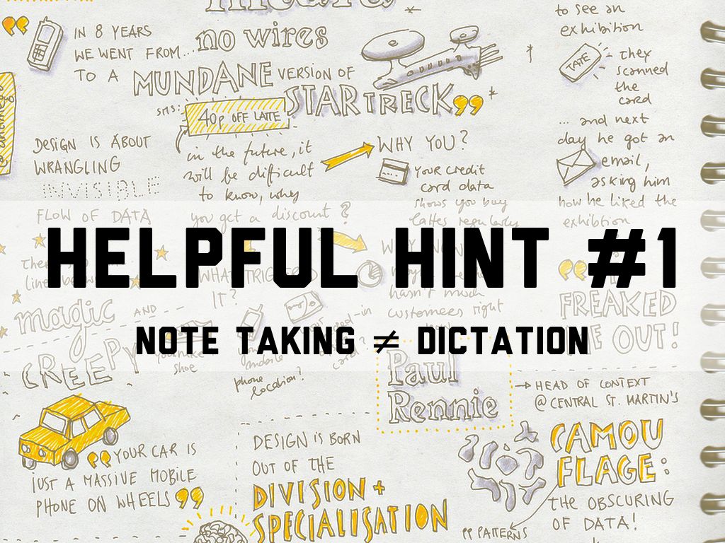 Note Taking Basics by David Tucker