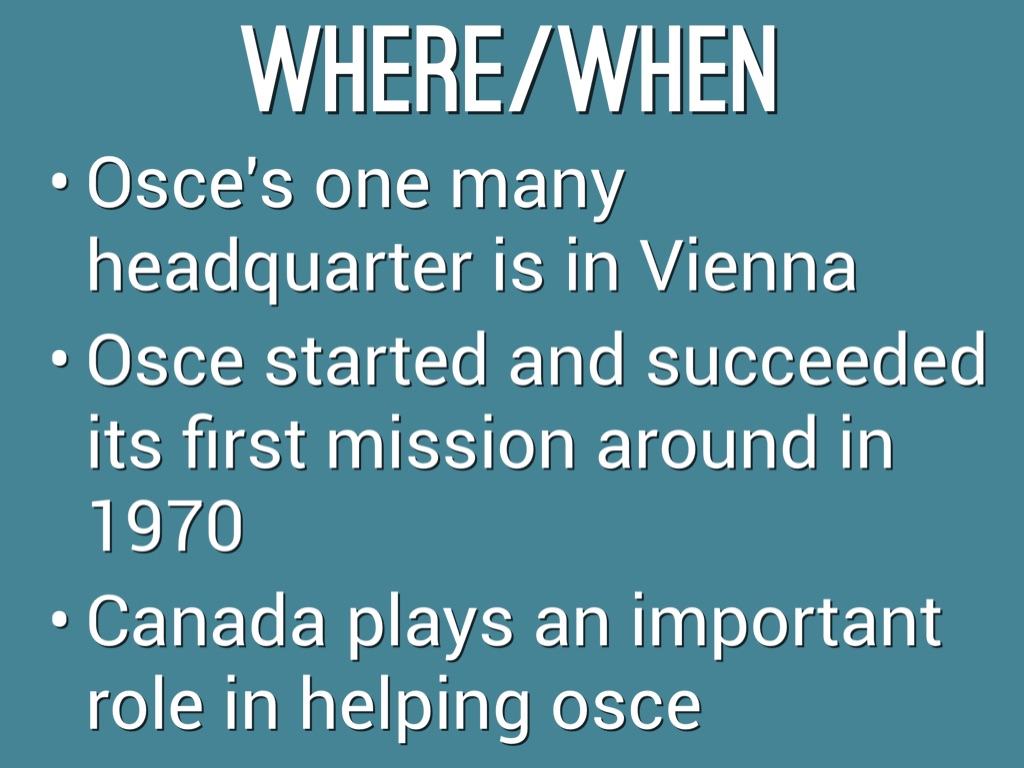 Organization for Security and CO-OPERATION in Europe