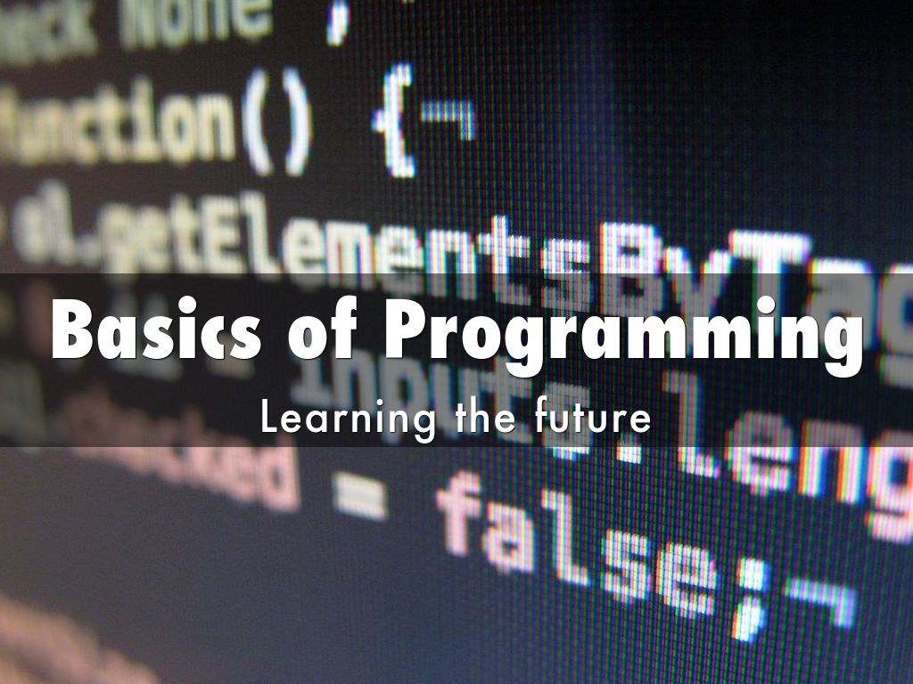Basics of Programming by Tobias Macedo