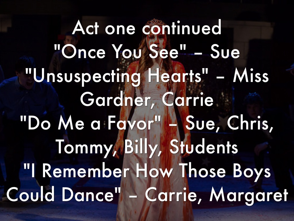 Carrie The Musical by Mackenzie Rieter