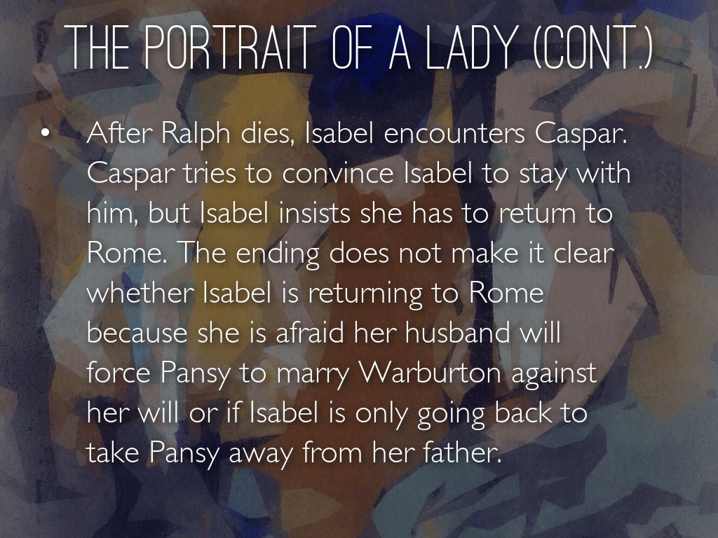 Copy of The Portrait of a Lady by Katrina Hegeman