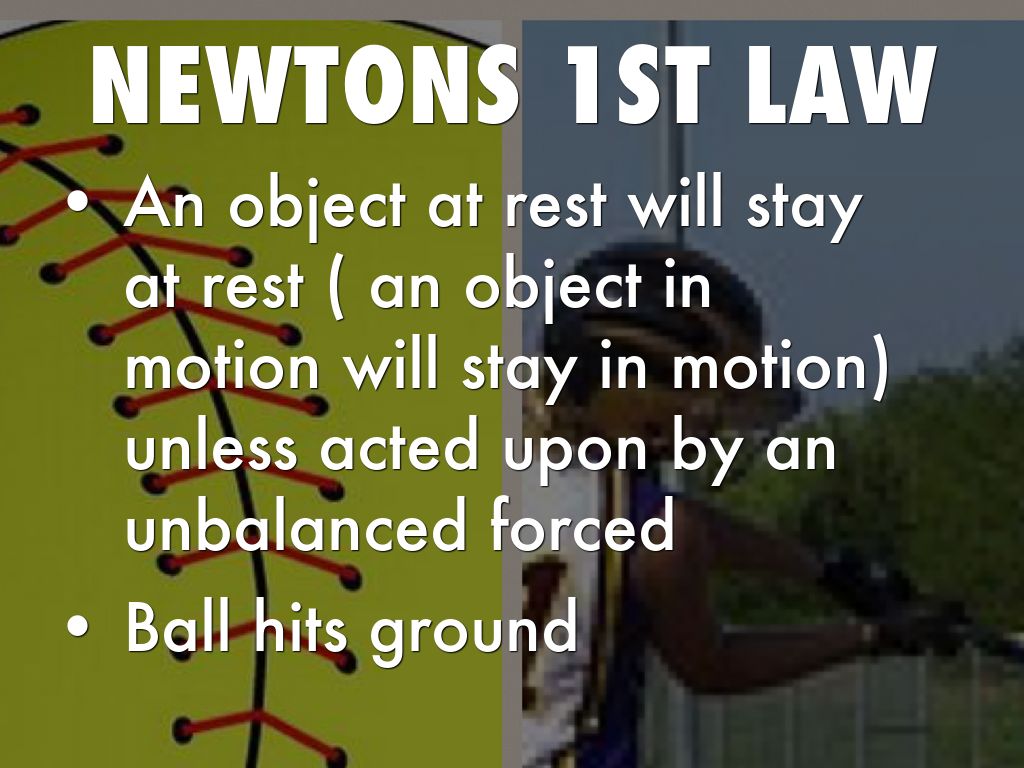 Newtons Laws Applied To Sports Project by Carmen Munoz