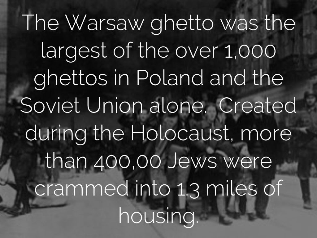 Holocaust Ghettos by Greta Dieck