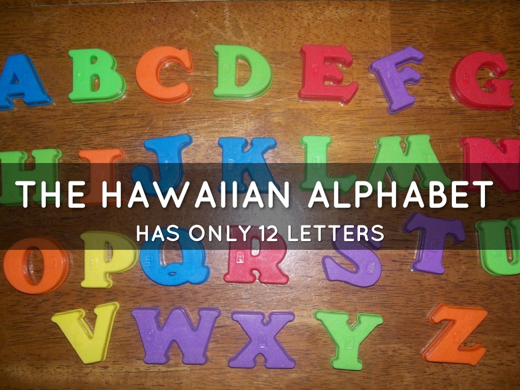 What Letters Are Used In The Hawaiian Alphabet Hawaiian Alphabet