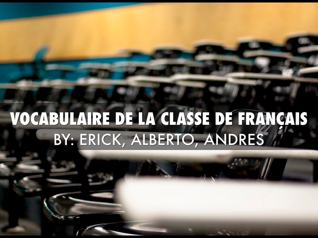 Presentation On French Vocabulary by erick22992228