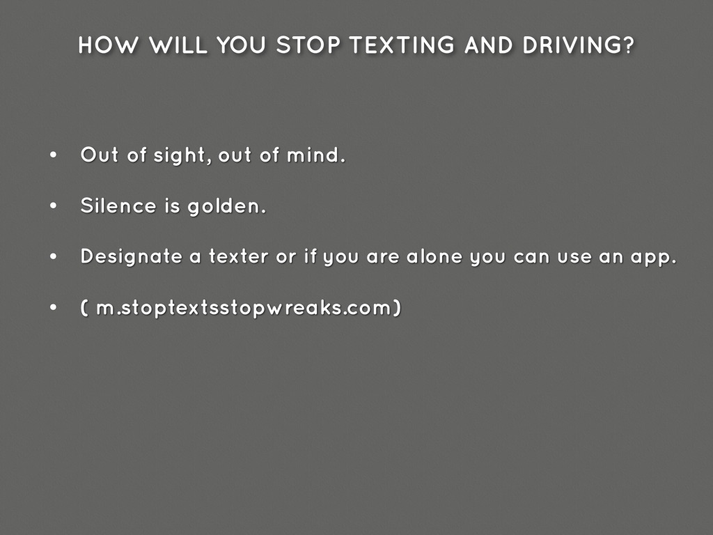 Texting While Driving by Monty Harris