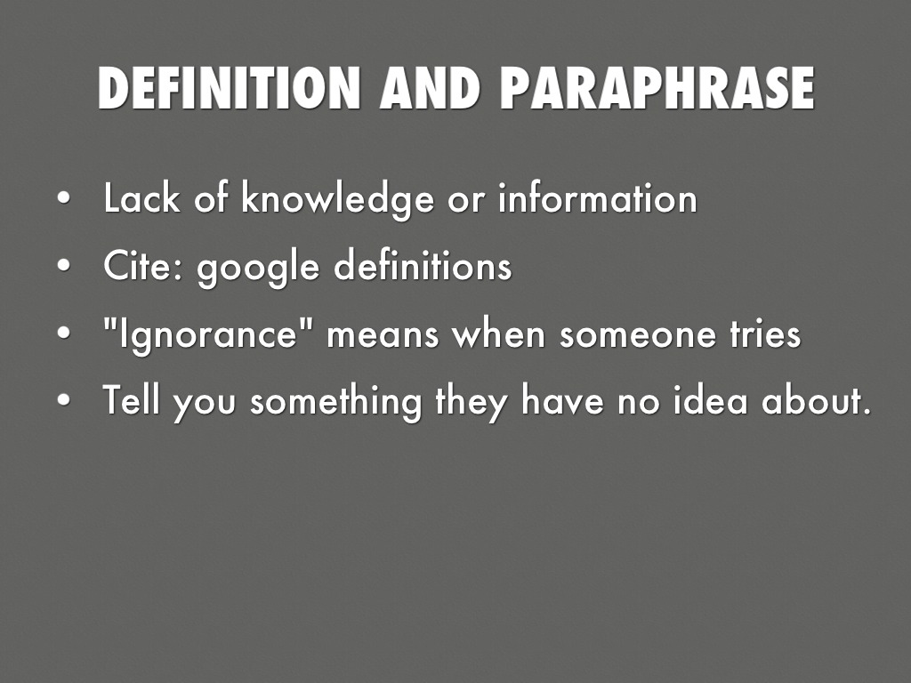 What Is Rational Ignorance What Does Rational Ignorance