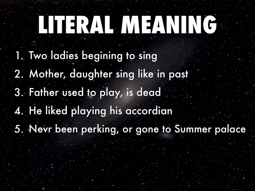 I Ask My Mother To Sing by pachucas4