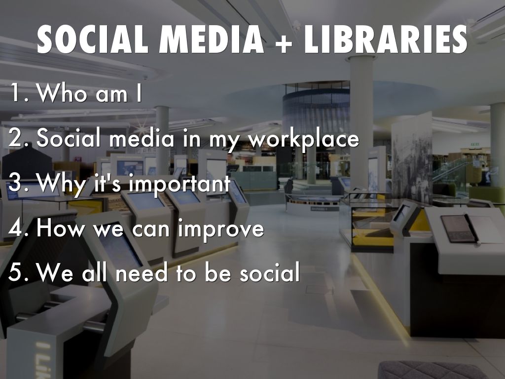 Libraries and social media by Sue Lawson