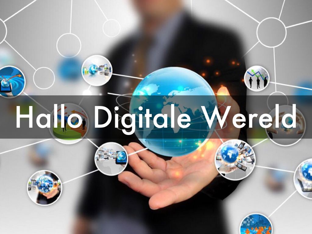 Hallo Digitale Wereld by sabine/marieke oomes