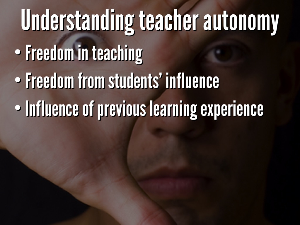 Teachers beliefs about teacher autonomy. A qualitative