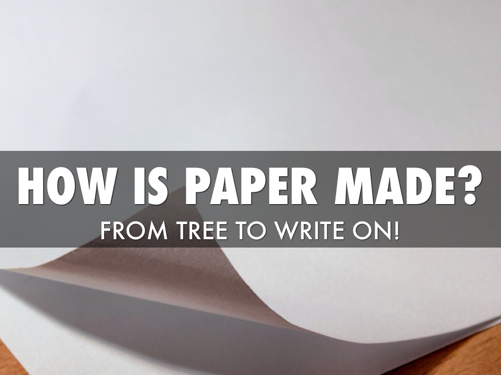How Paper Is Made By Eric Vermule