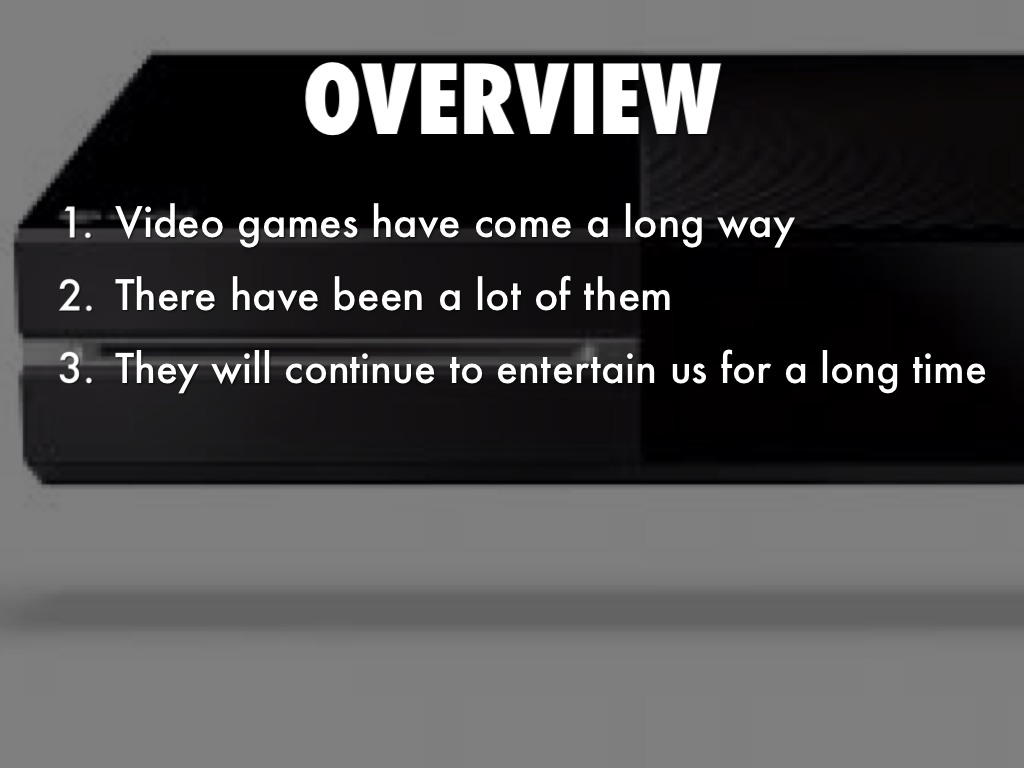 Video Game Presentation by Matthew