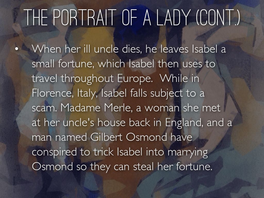 Copy of The Portrait of a Lady by Katrina Hegeman