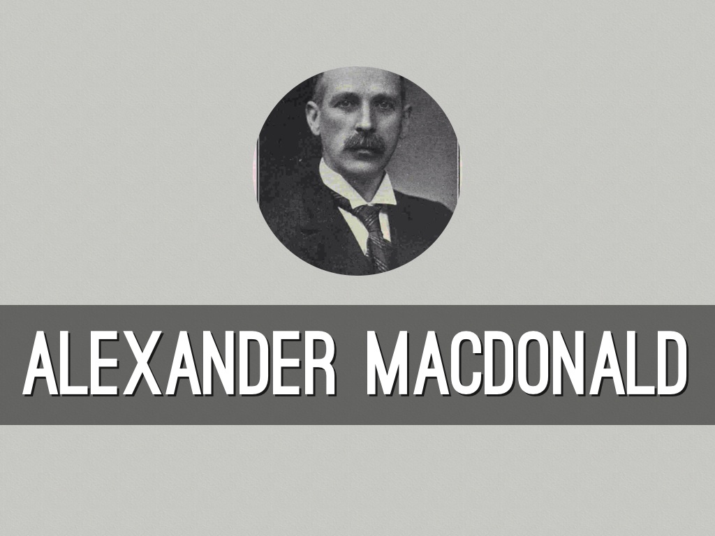 Alexander MacDonald by Madeline Nason