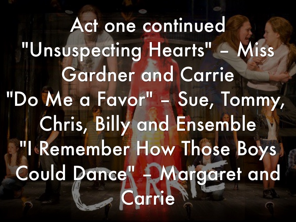 Carrie The Musical by Mackenzie Rieter
