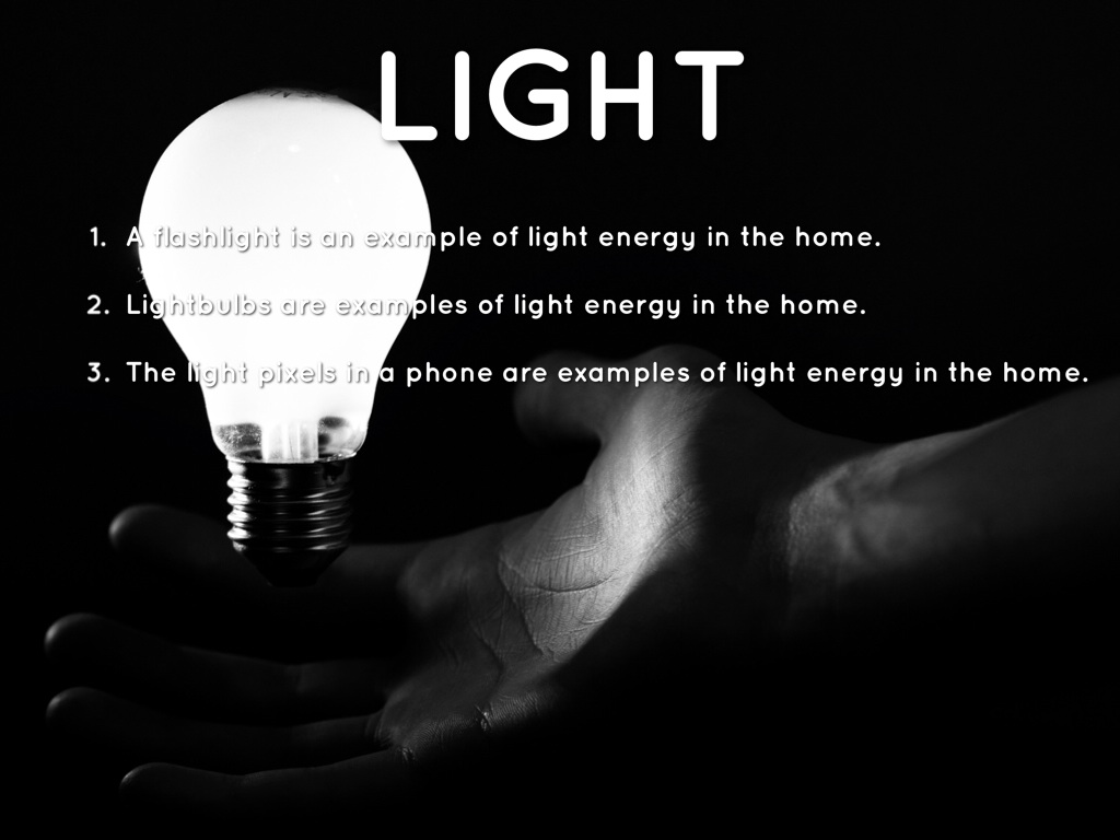 Examples Of Light Energy