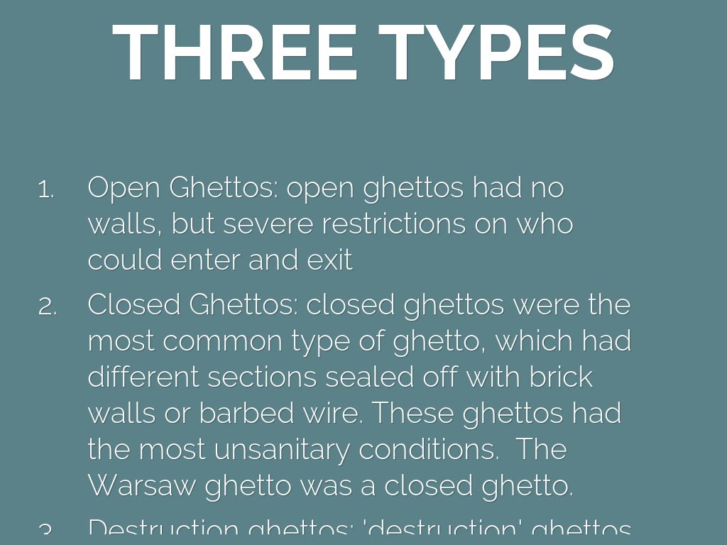 Holocaust Ghettos by Greta Dieck