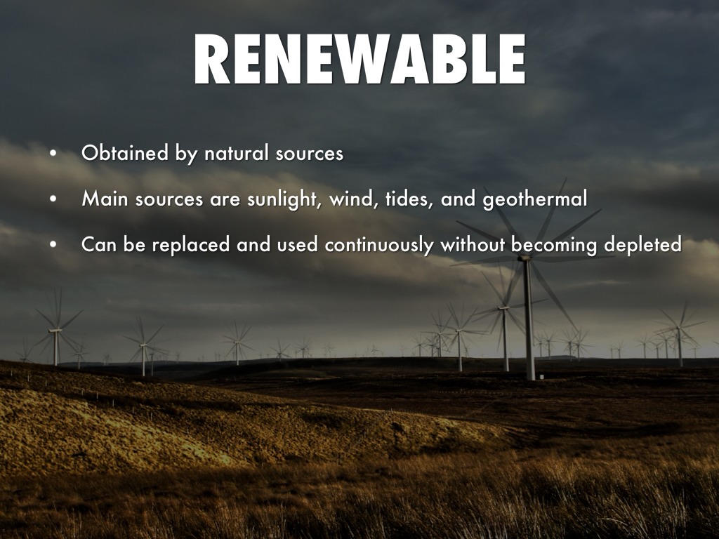 Renewable Vs. Nonrenewable Energy by Hailey Seppala