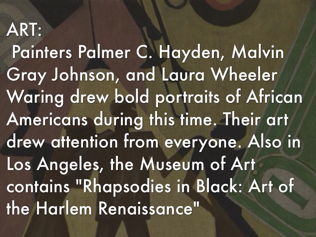How Did The Harlem Renaissance Effect The African