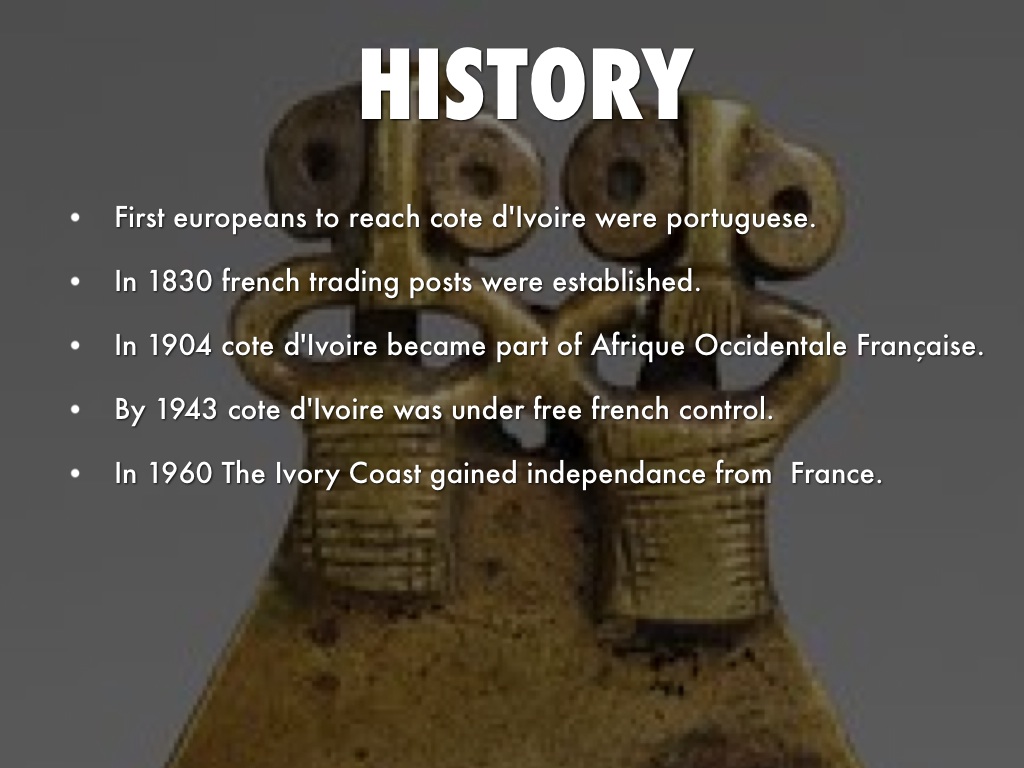 Cote Divoire History