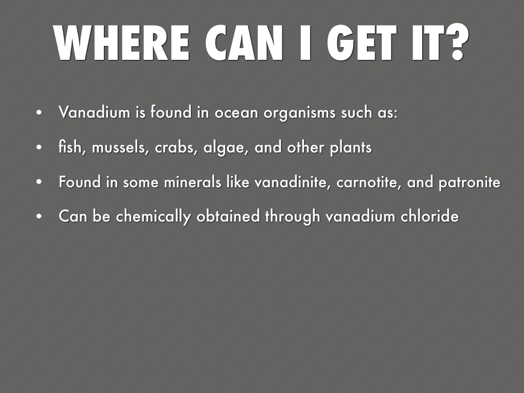 Vanadium by Anastasia Alexandrova