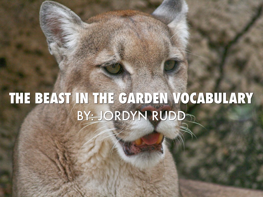 The Beast In The Garden Vocab by Jordyn Rudd