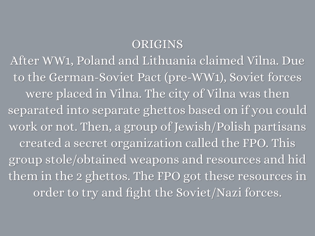 Vilna Partisans by Anne Hirlinger