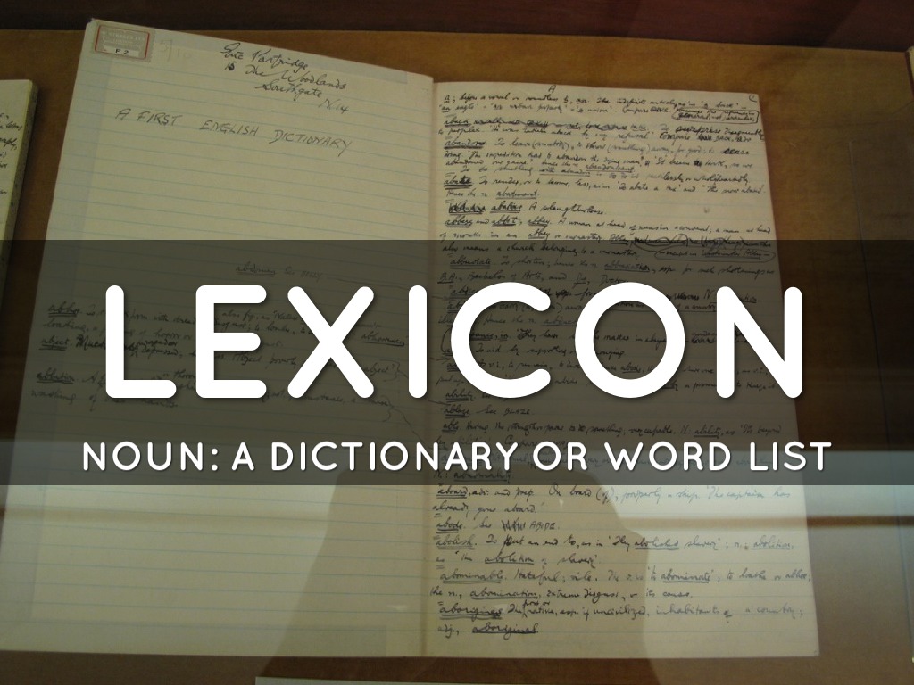 Vocabulary by Jonnie King