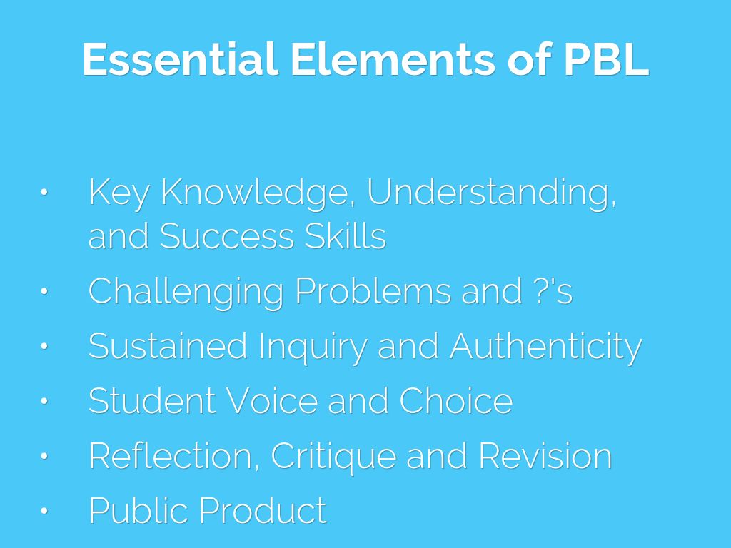 Project Based Learning by dmcintosh