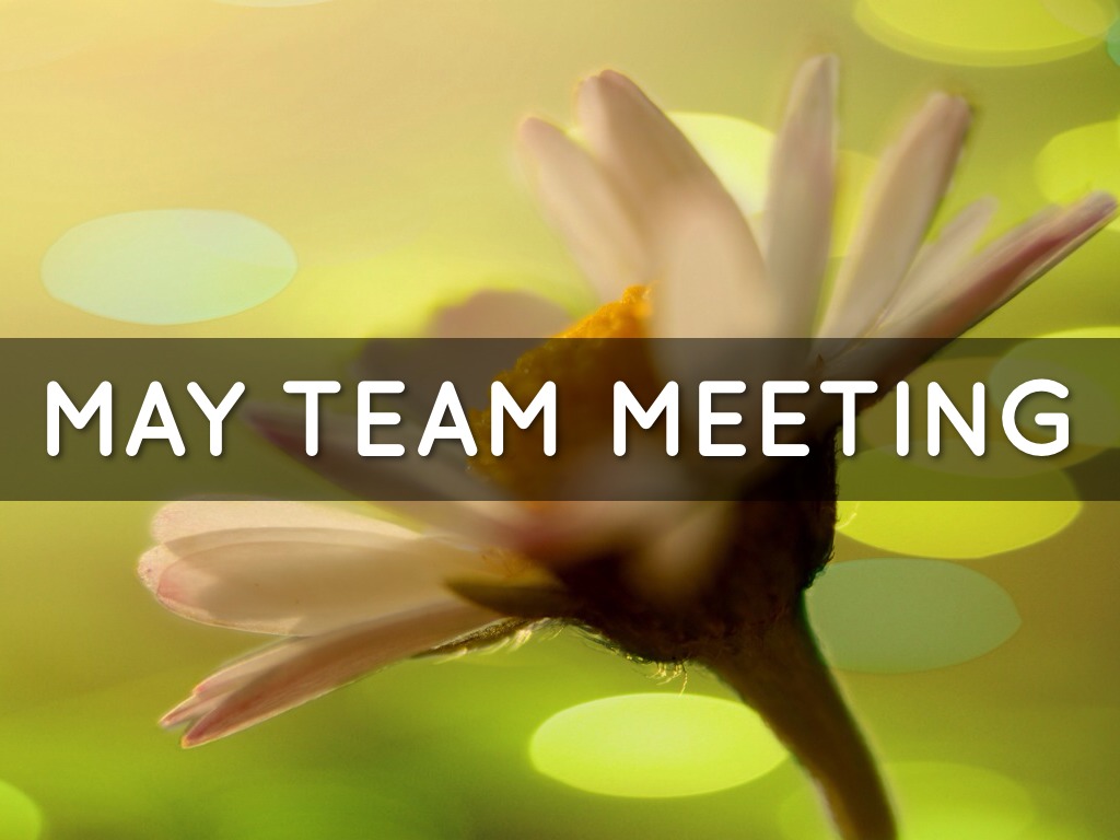 MAY TEAM MEETING by Shannon Hay