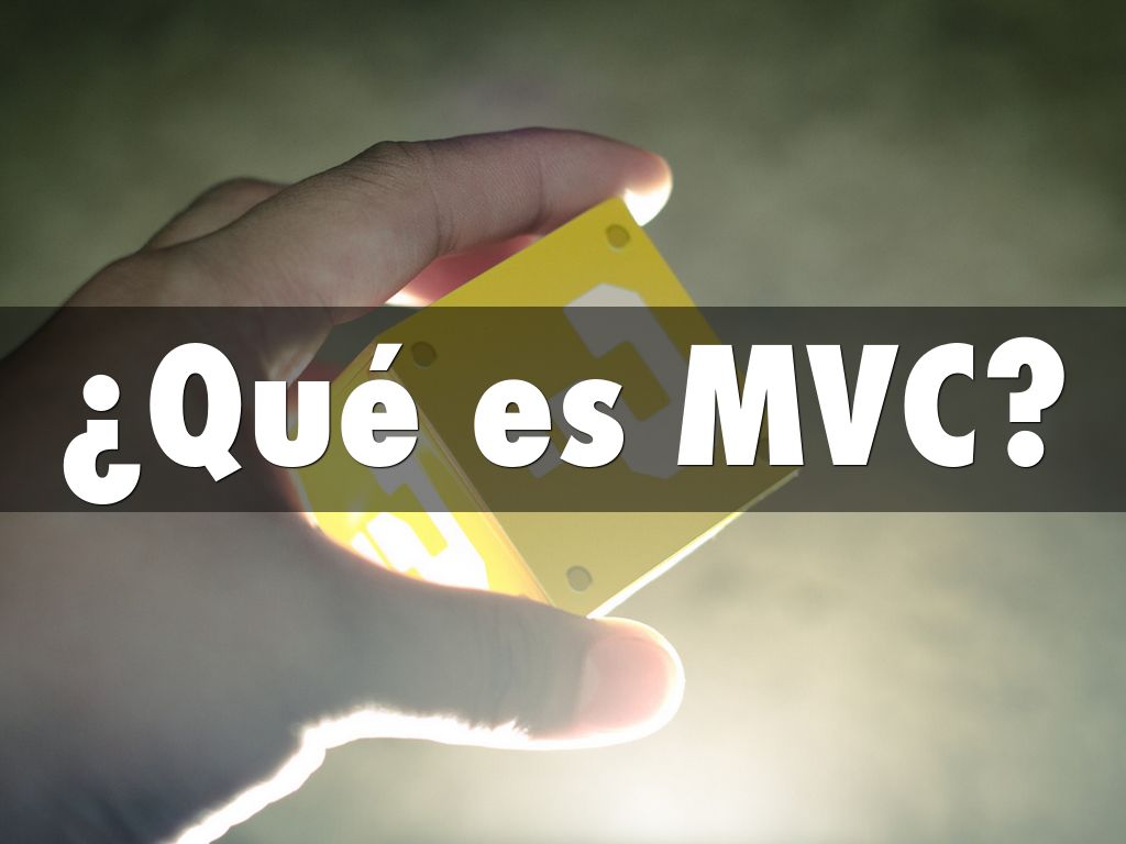 Introducción a los frameworks MVC by Antonio Chavez