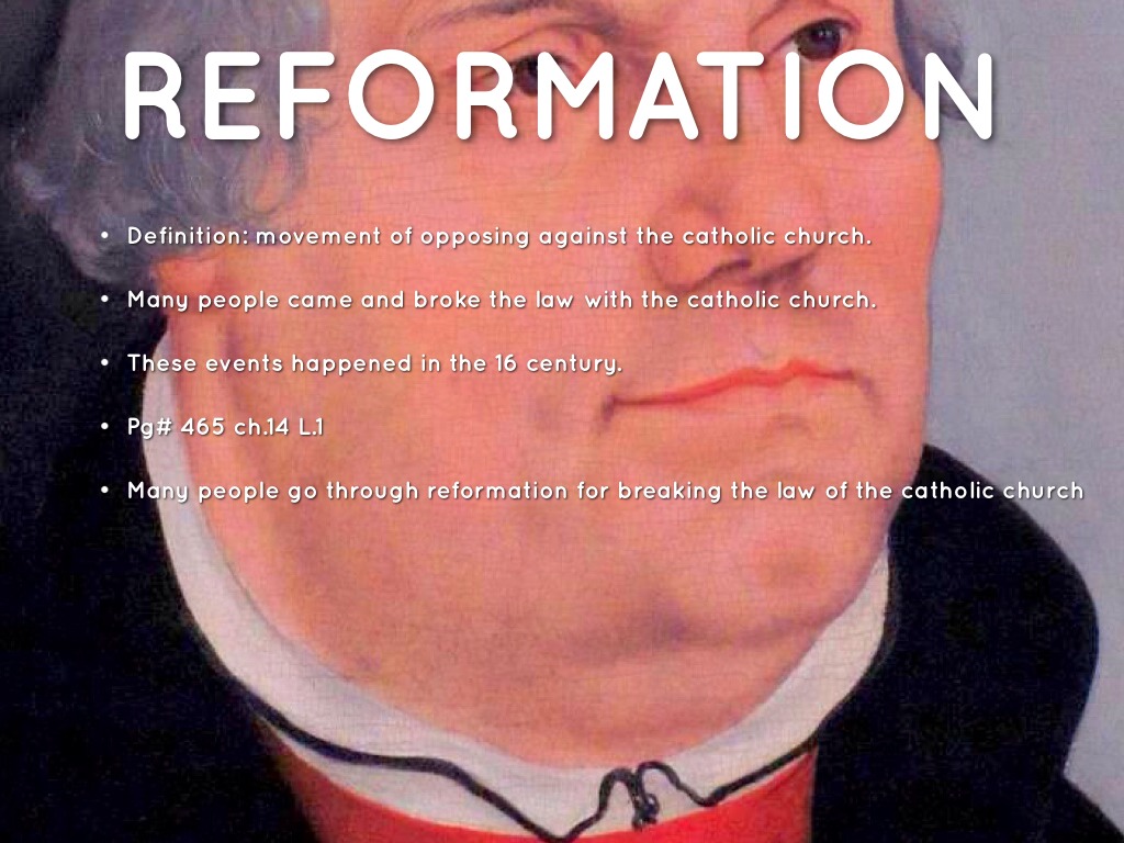 Reformation Vocabulary by Francisco Lopez